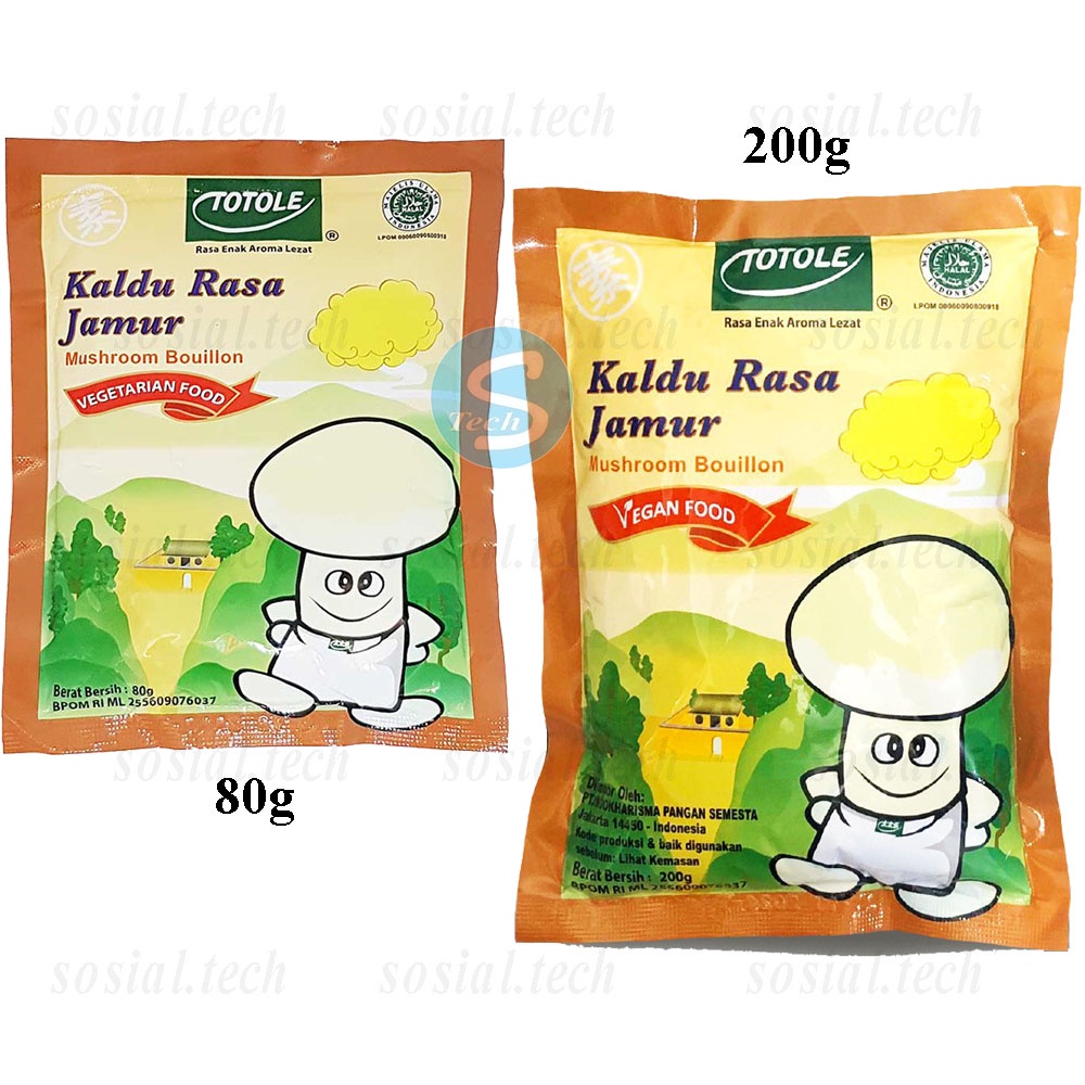 Jual TOTOLE Kaldu Jamur Penyedap Rasa Non MSG Kaldu Jamur Mushroom ...