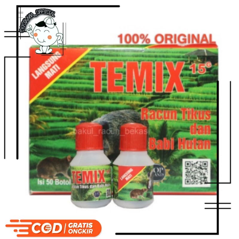 Jual Temix racun tikus dan babi hutan obat tikus celeng dan babi hutan ...