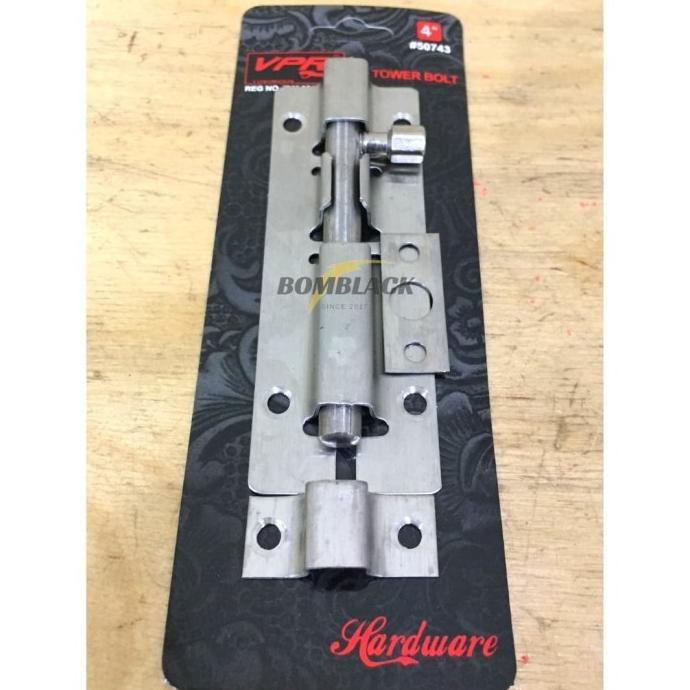 Jual Grendel Pintu 4 inch Slot Kunci Pintu Jendela Kamar Mandi + Skrup ...