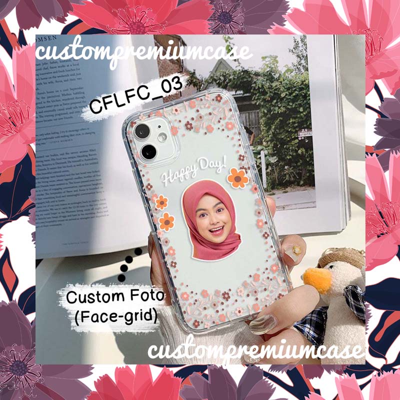 Jual CUSTOM CASE DESAIN FRAME FLOWER / BUNGA / FRAME BUNGA / FOTO FACE ...