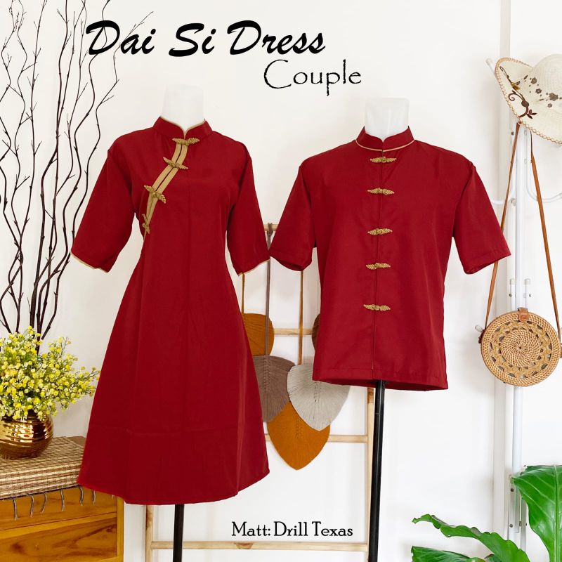 Jual CHEONGSAM COUPLE FAMILY SET/ DAI SI DRESS COUPLE / SERAGAM IMLEK ...