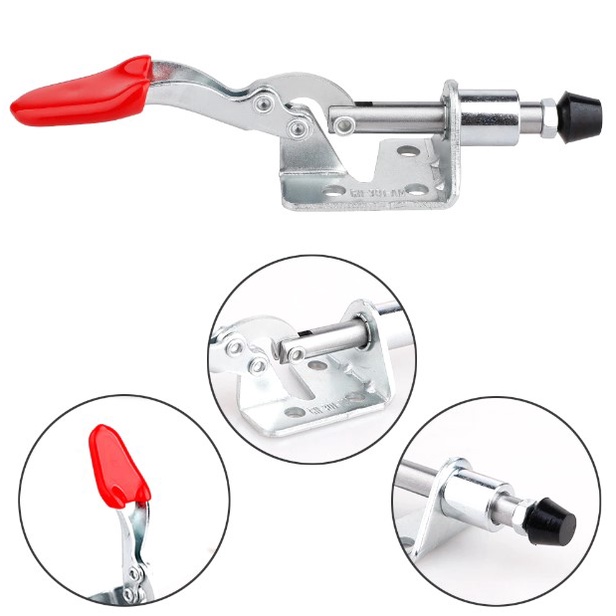 Jual Alat Klem Clamp Penjepit Kayu Toggle Togle Tekan Straight Line ...