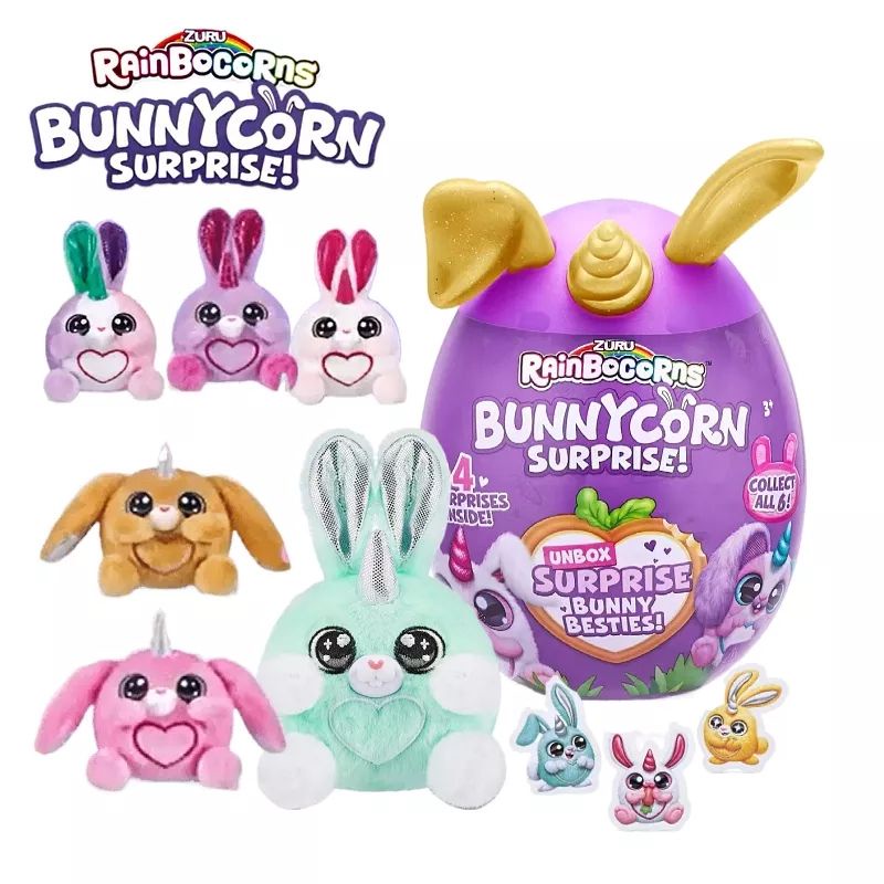 Jual Zuru Rainbocorns Bunnycorn Surprise Egg Plush Toy | Shopee Indonesia