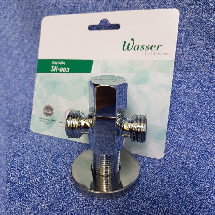 Jual Stop kran Closet/ Stop kran Toilet cabang - Wasser SK-003 | Shopee Indonesia