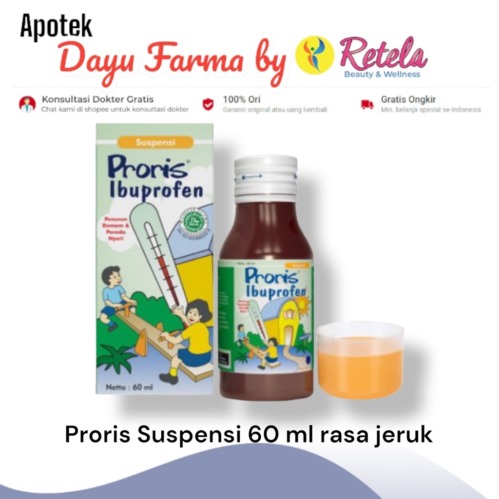 Jual Proris Suspensi Rasa Jeruk 60 ml | Shopee Indonesia