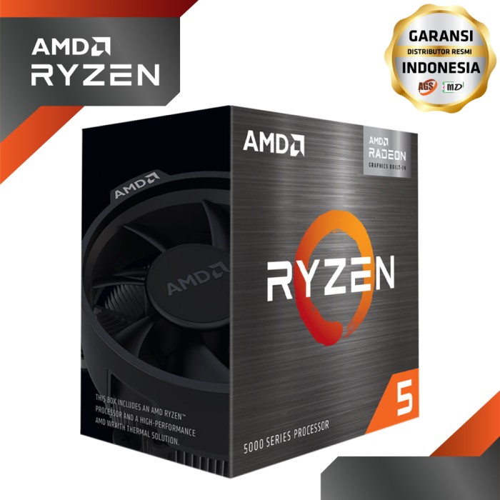 Jual AMD Ryzen 5 5600G Desktop Processors Ryzen 5 5000 Series 6-Core ...