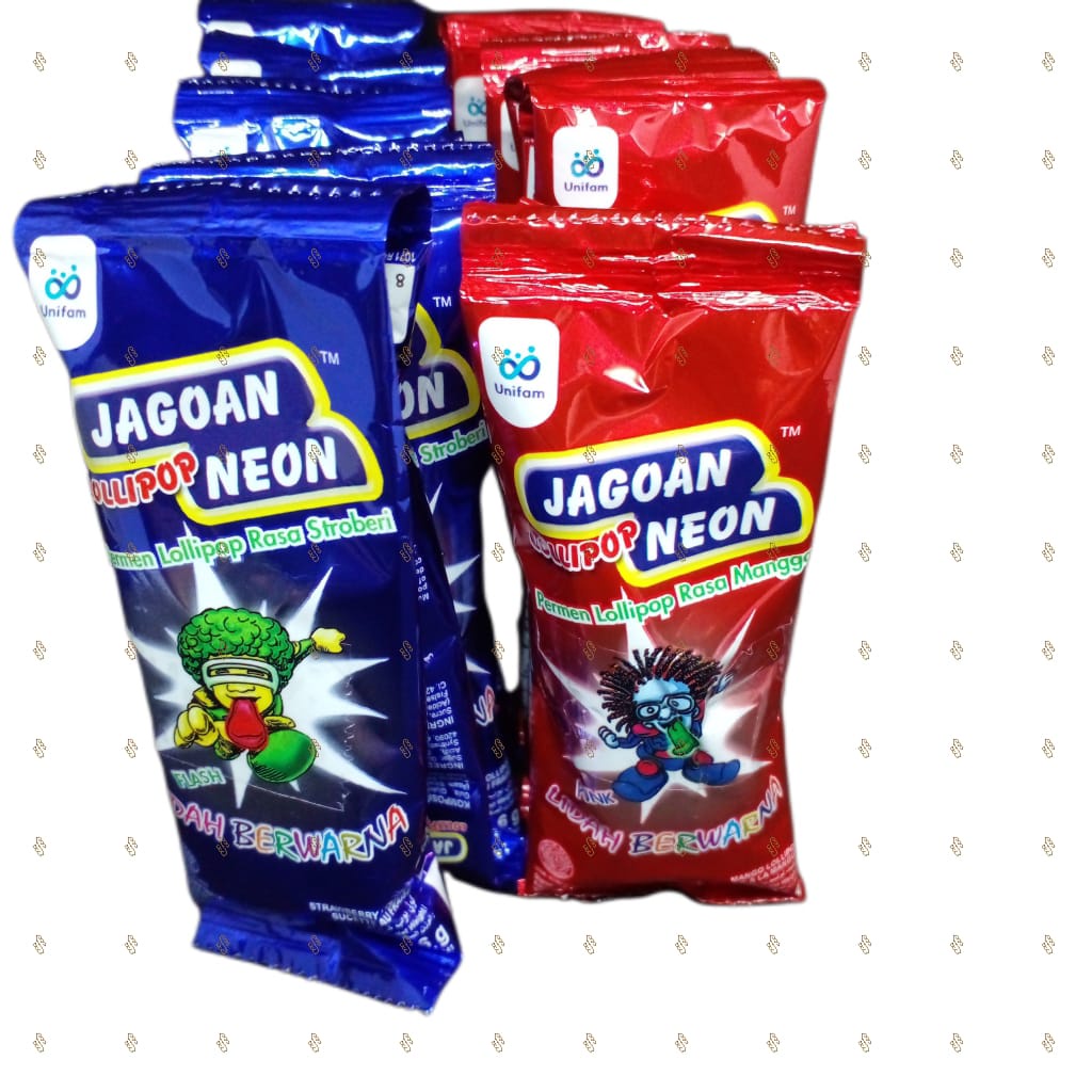 Jual Jagoan Neon Lollipop Renceng 7gr - Pak Isi 36 Pcs | Shopee Indonesia