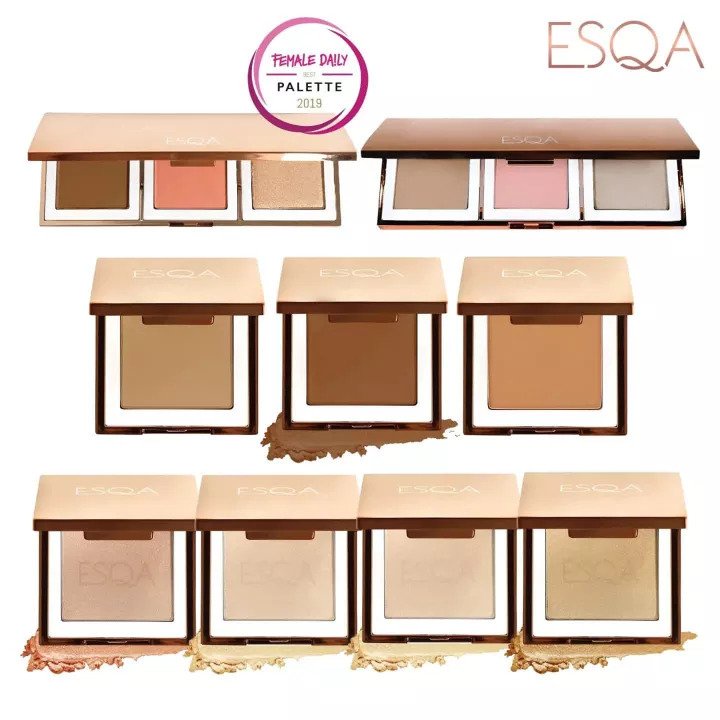 Jual ESQA Trio Goddess Cheek Palette ESQA Goddess Cheek Palette ESQA ...