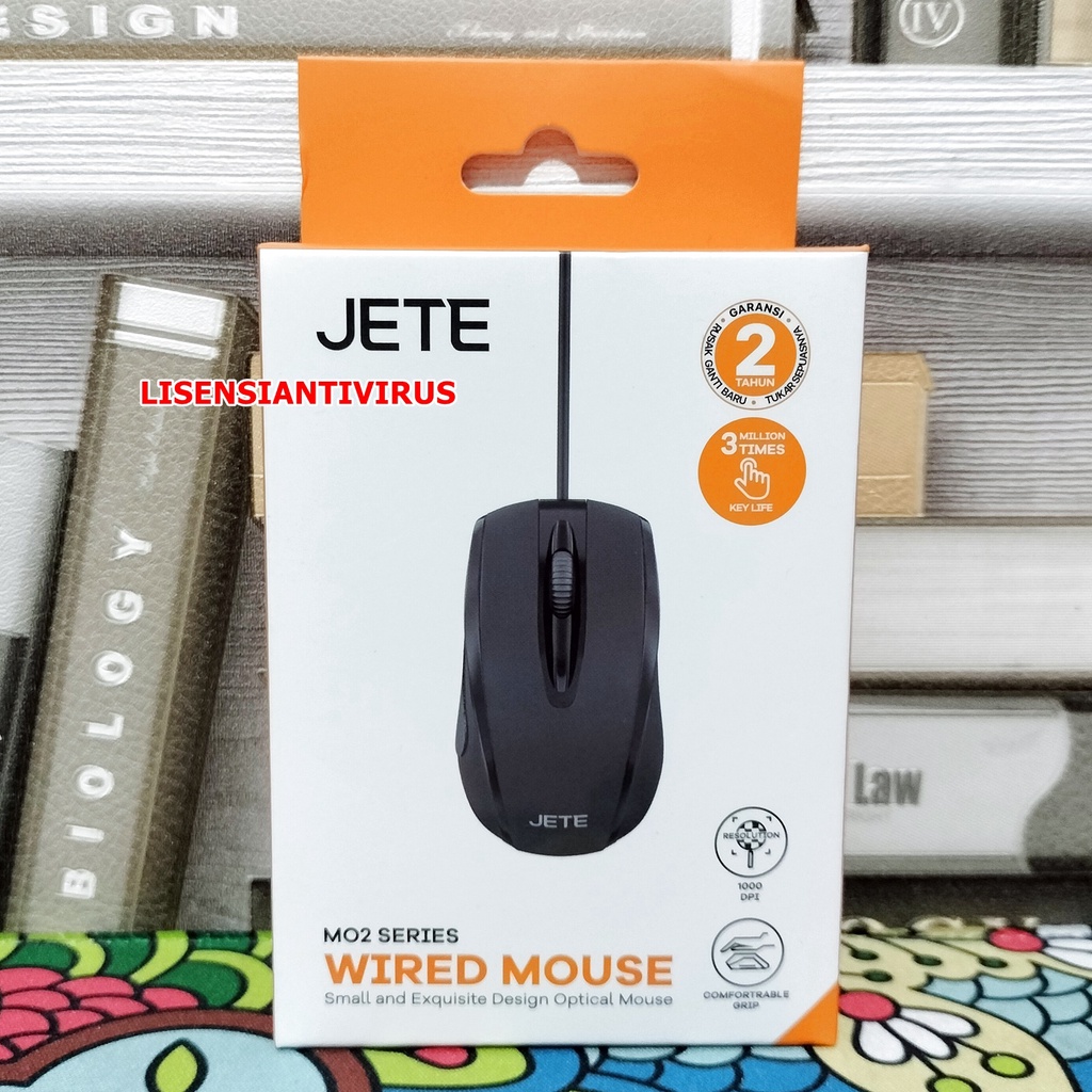 Jual Mouse Kabel JETE MO2 Wired Optical USB Ergonomis Mouse Office ...