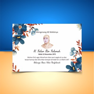 Jual Stiker Sticker Label Kartu Ucapan Haul mengenang 40 hari kematian ...