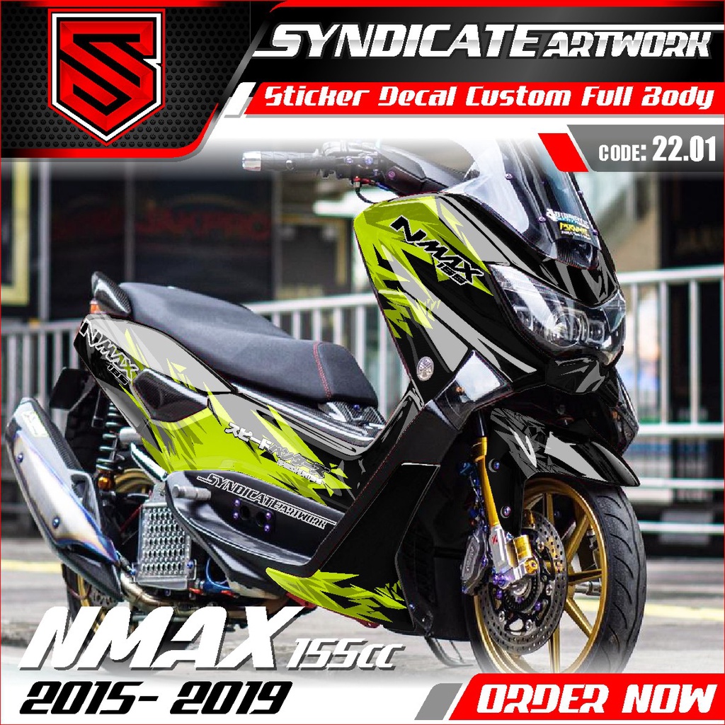 Jual Decal Sticker Nmax Lama 2015 2016 2017 2018 2019 Fullbody Dekal ...