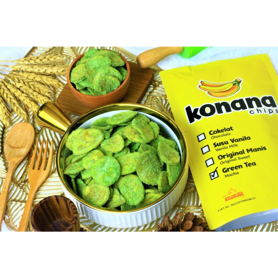 Jual Konana Keripik pisang cokelat / keripik pisang rasa cokelat susu ...