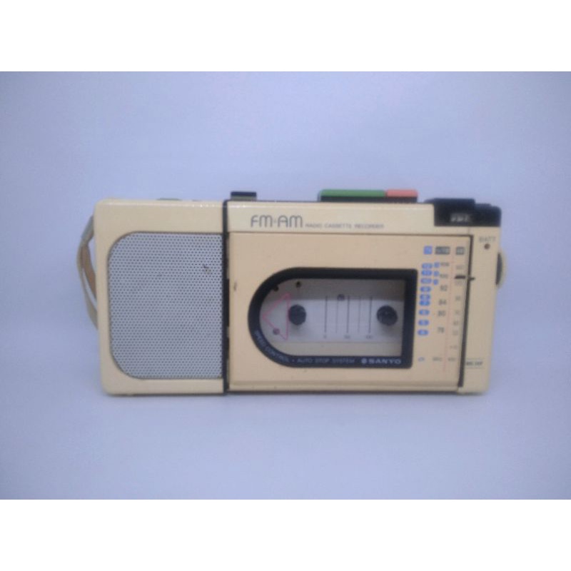 Jual Sanyo AM/FM Radio Cassette Recorder Player MS-30F | Shopee Indonesia