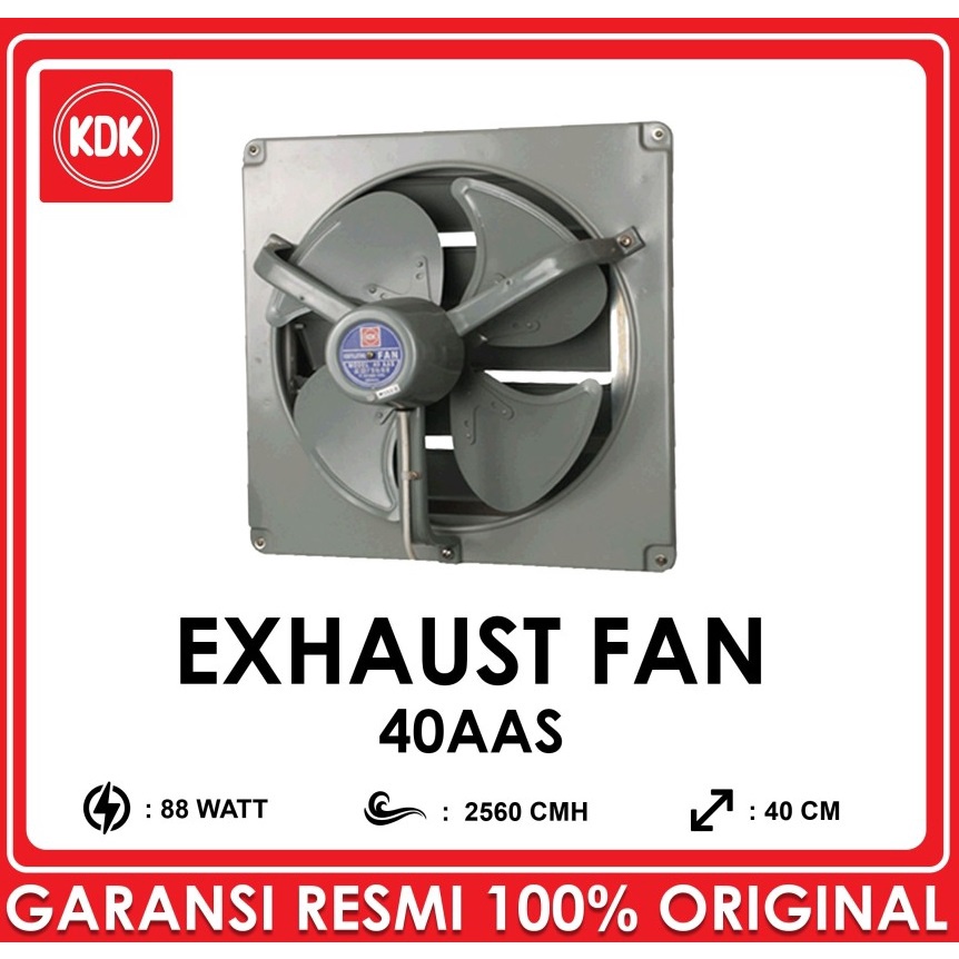 Jual Exhaust Fan KDK 40AAS 16 Inc Dinding | Shopee Indonesia