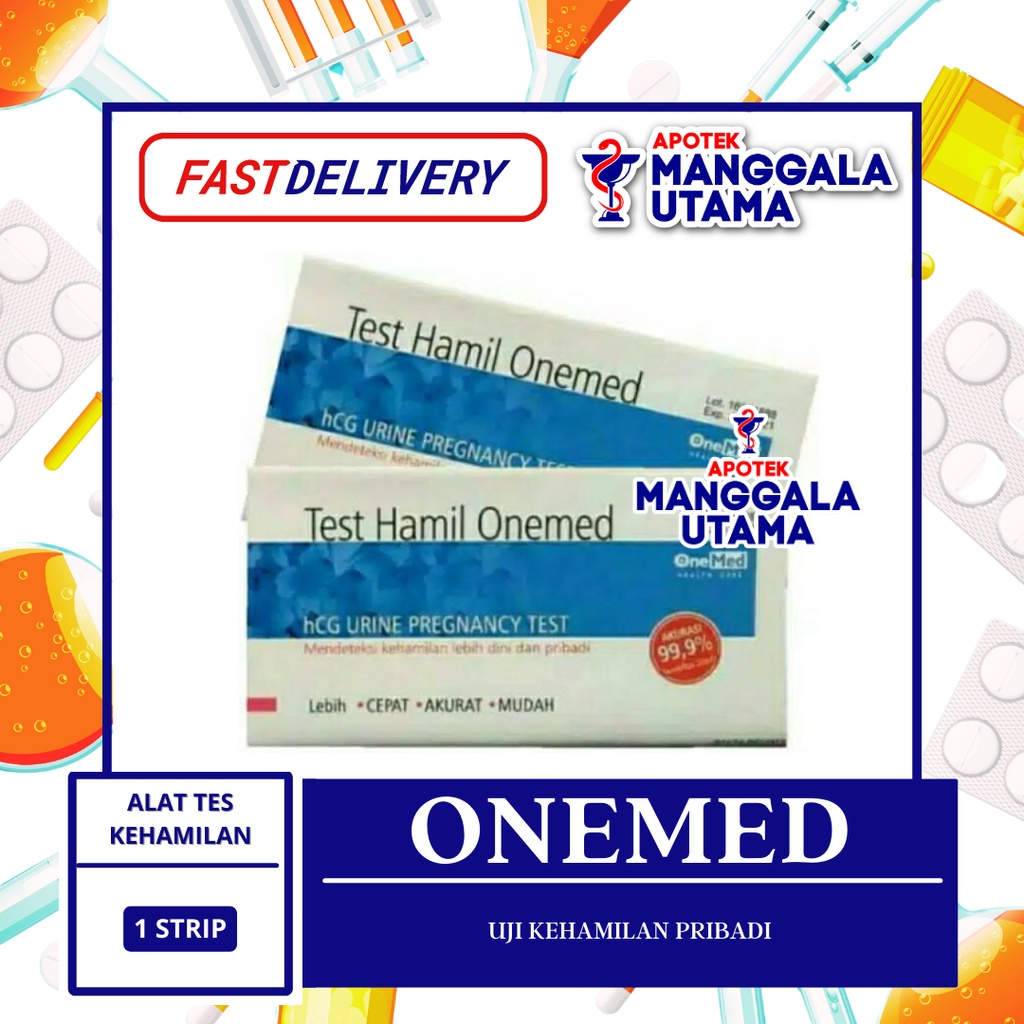 Jual ONEMED TEST PACK STRIP TES KEHAMILAN | Shopee Indonesia