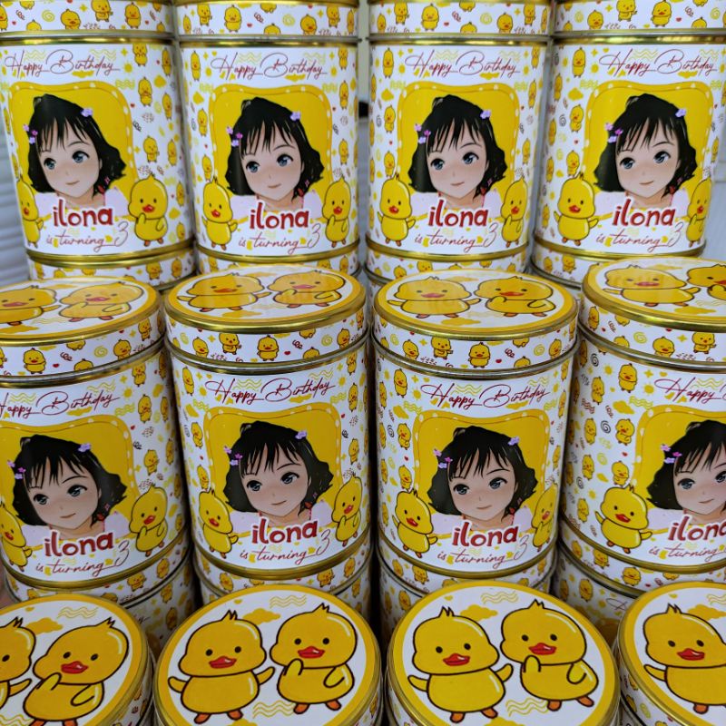 Jual Kaleng Custom Buka Tutup Atas Full Kaleng | Shopee Indonesia