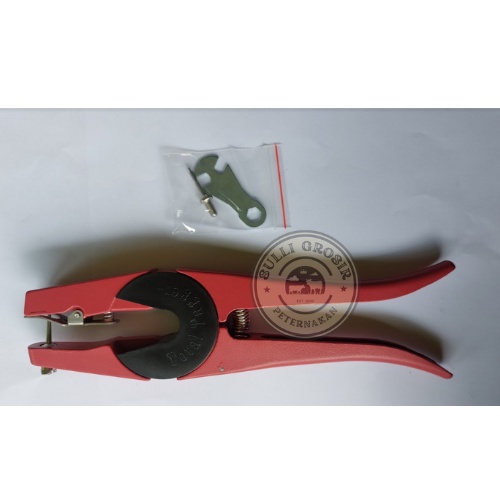 Jual Tang Aplikator Ear Tag Merah Ear Tag Tang Plier Kambing Domba Babi ...