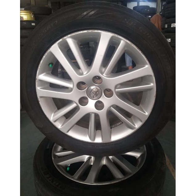 Jual Velg Mobil Second Standar Toyota Camry Ring 17 H5x114 +215 55 r17 ...