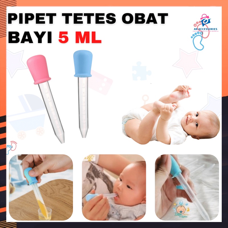Jual AKACC PIPET TETES OBAT ANAK ISI 5ML / PIPET TETES MINUMAN BAYI ...