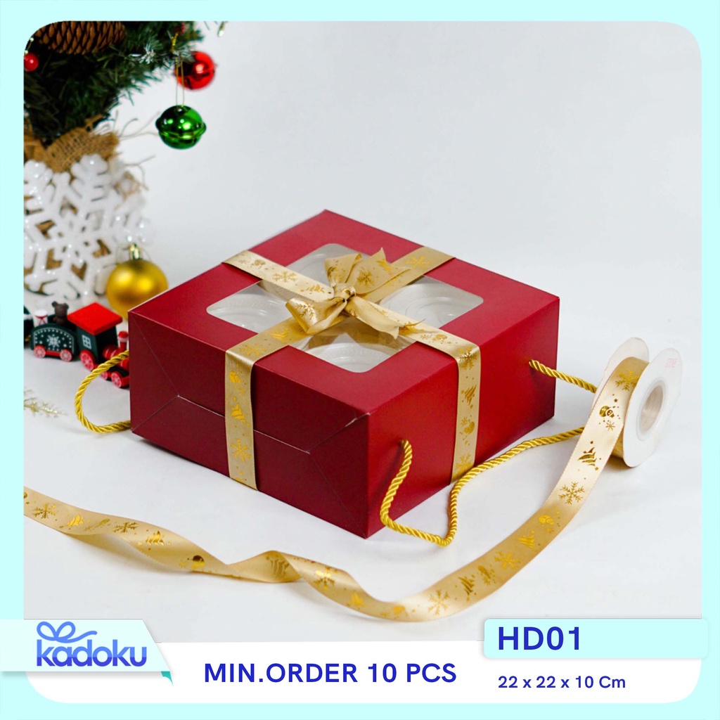 Jual Box Mika Tali / Box Kue / Box Pudding / Box Makanan / Box Mika ...