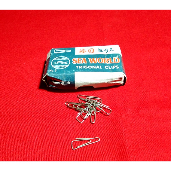 Jual Seaworld Trigonal Clip No.3 ( 1 Box Kecil ) | Shopee Indonesia