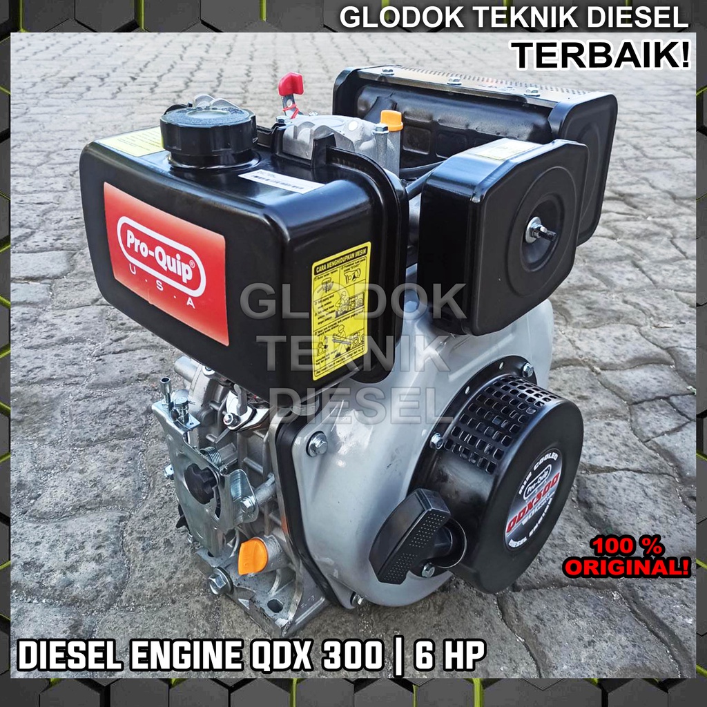 Jual Proquip Mesin Diesel Penggerak QDX 300 6 HP PK Solar Engine QDX300 ...