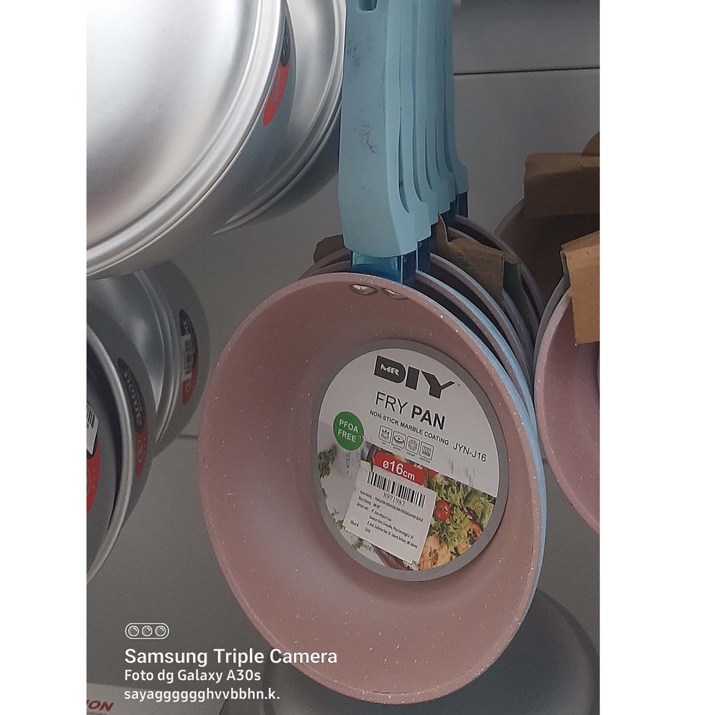 Jual MR DIY FRYPAN KERAMIK COATING ANTI LENGKET 14 / 16 CM | Shopee ...