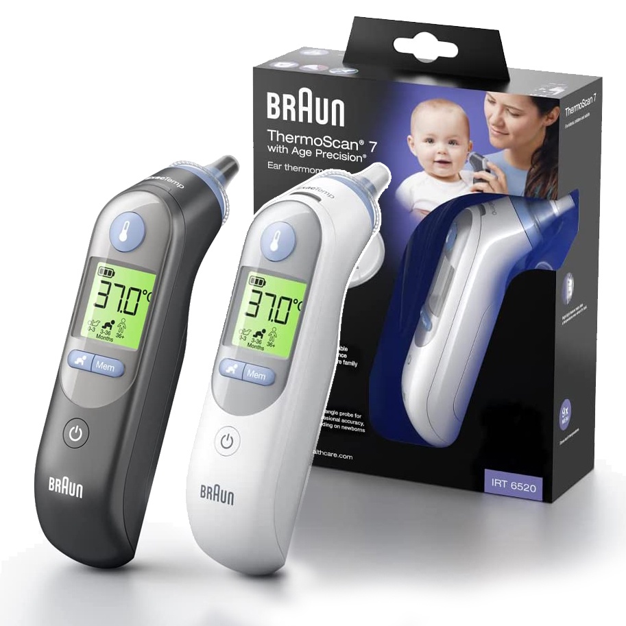 Jual Braun ThermoScan 7 IRT6520 Ear Thermometer, Termometer Telinga Akurat | Shopee Indonesia