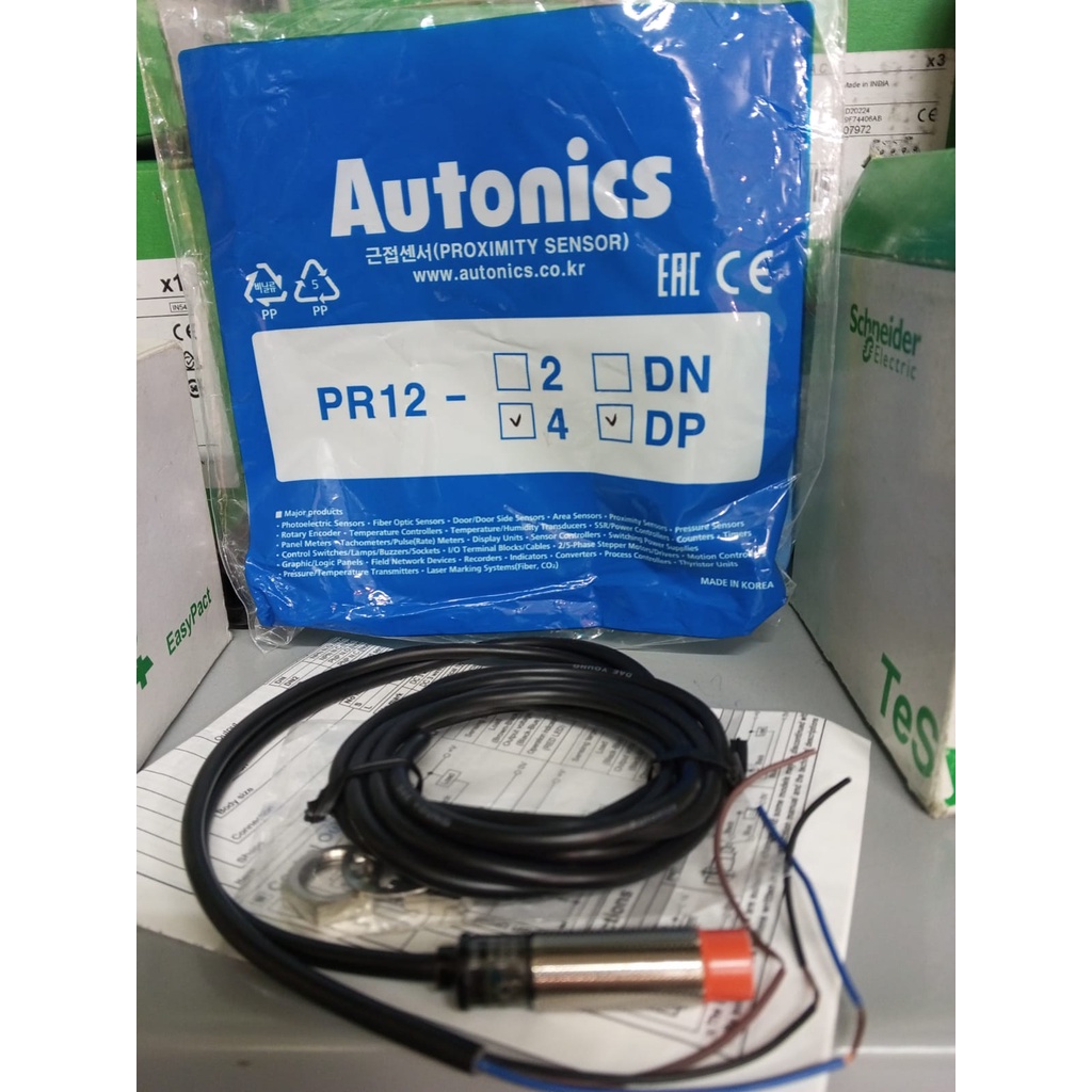 Jual Proximity Sensor Autonics PR12-4DP PR12 4DP PR124DP pr12 4dp PNP | Shopee Indonesia