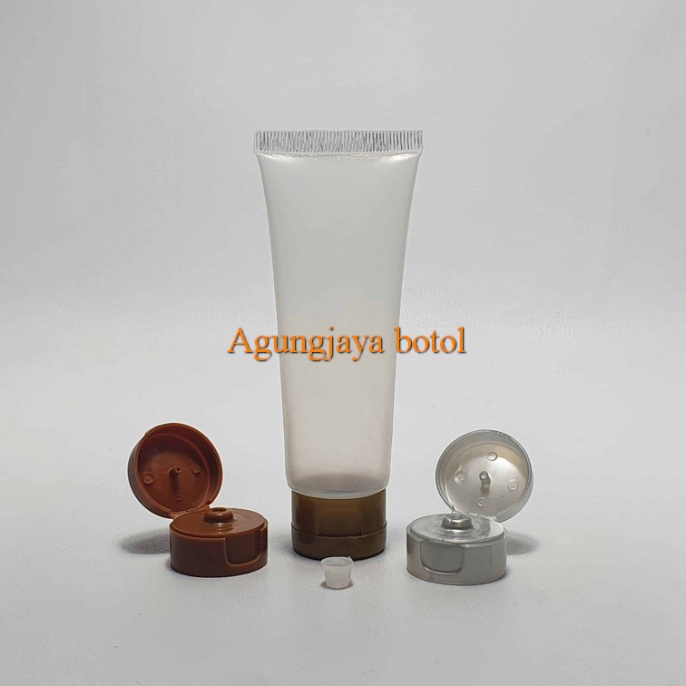 Jual Tube Cream 60 Gr Natural Tutup Fliptop / Tube Plastik / Tube ...