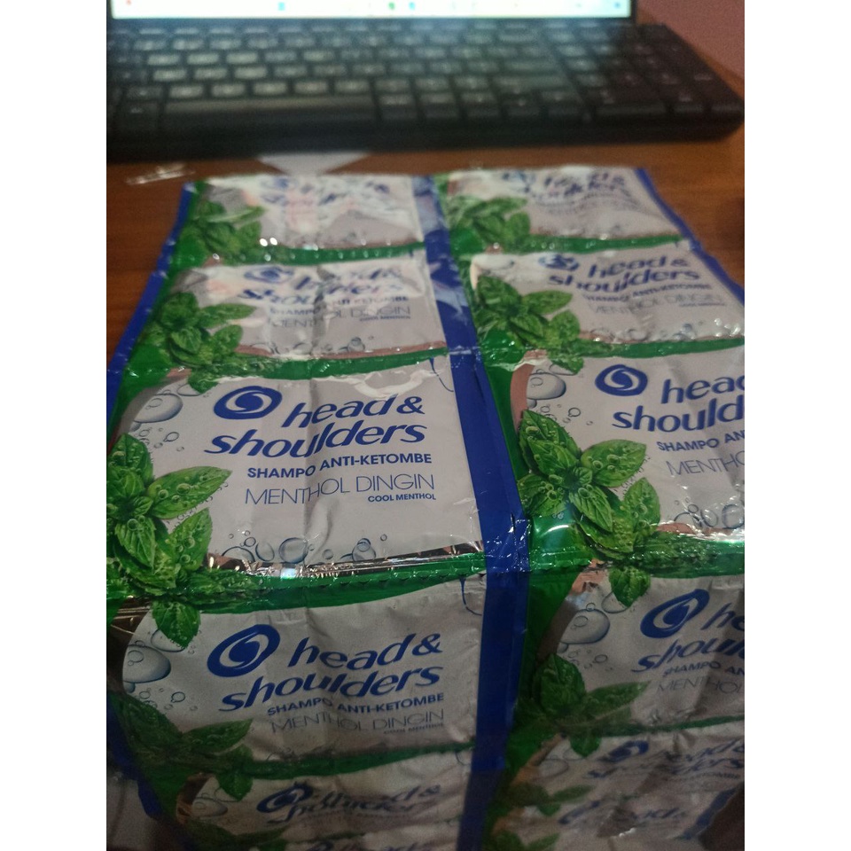 Jual Shampo head & shoulders isi 12 sachet / shampo head & shoulders ...