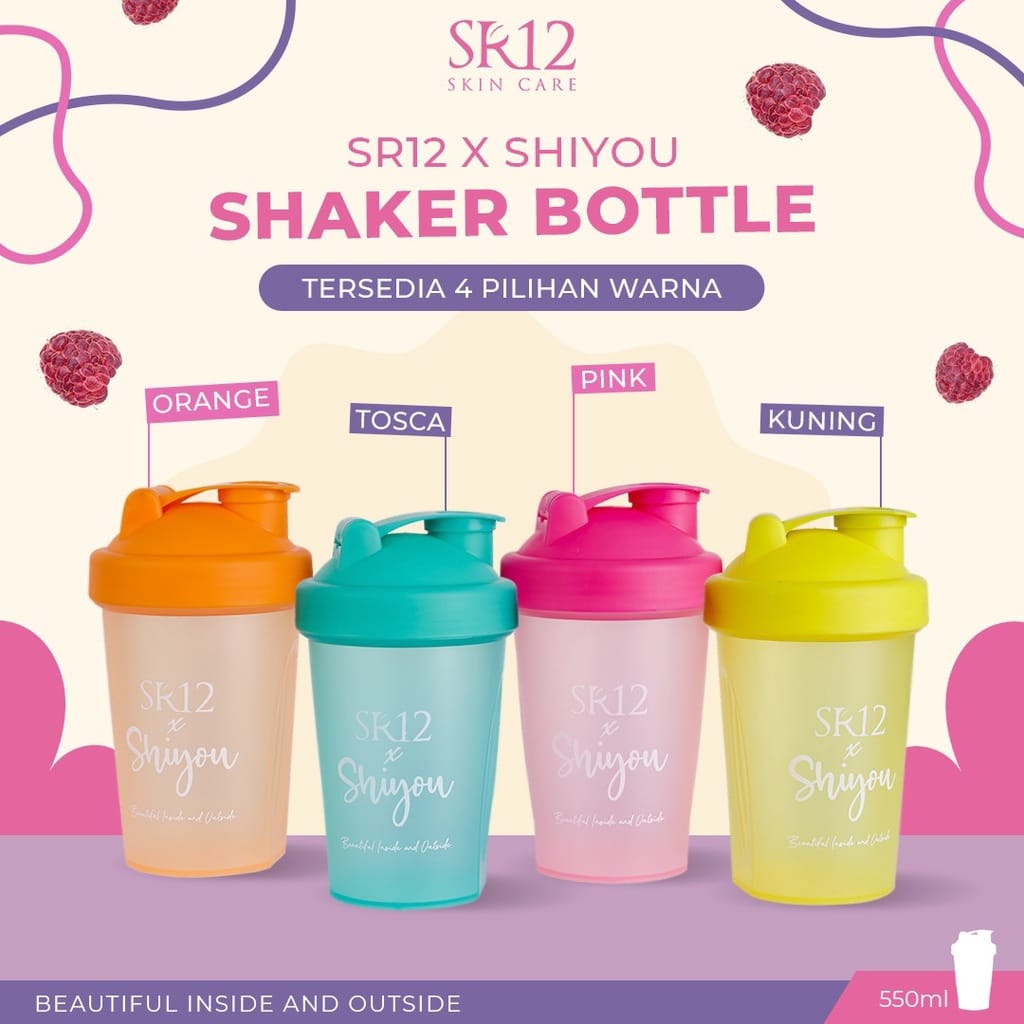 Jual Botol Shaker SR12 / Botol Tumbler Kemasan Praktis Ukuran 550ml | Shopee Indonesia