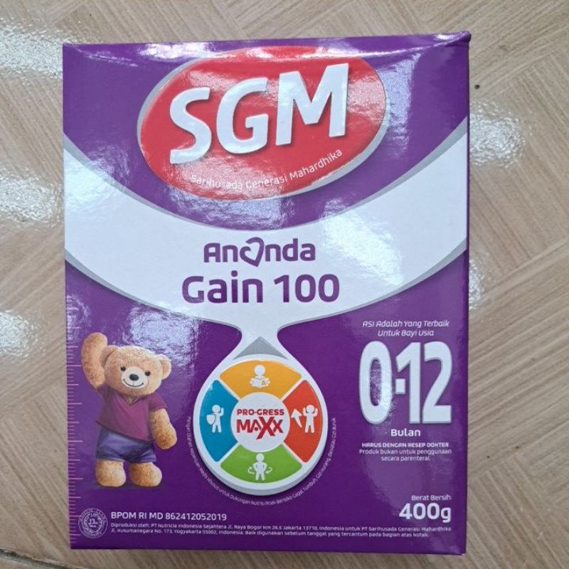 Jual SGM ANANDA GAIN 100 ( SGM GAIN 100 ) | Shopee Indonesia
