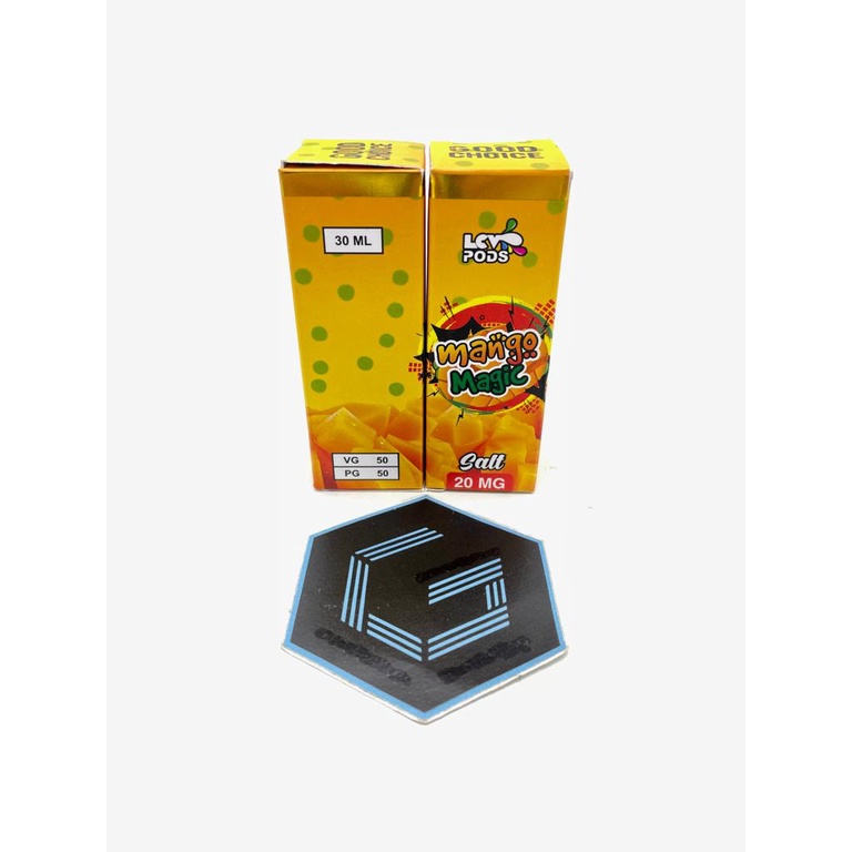 Jual Salt Nic Lcv Mango Magic 30ml 20mg liquid vape pod pods pita cukai ...