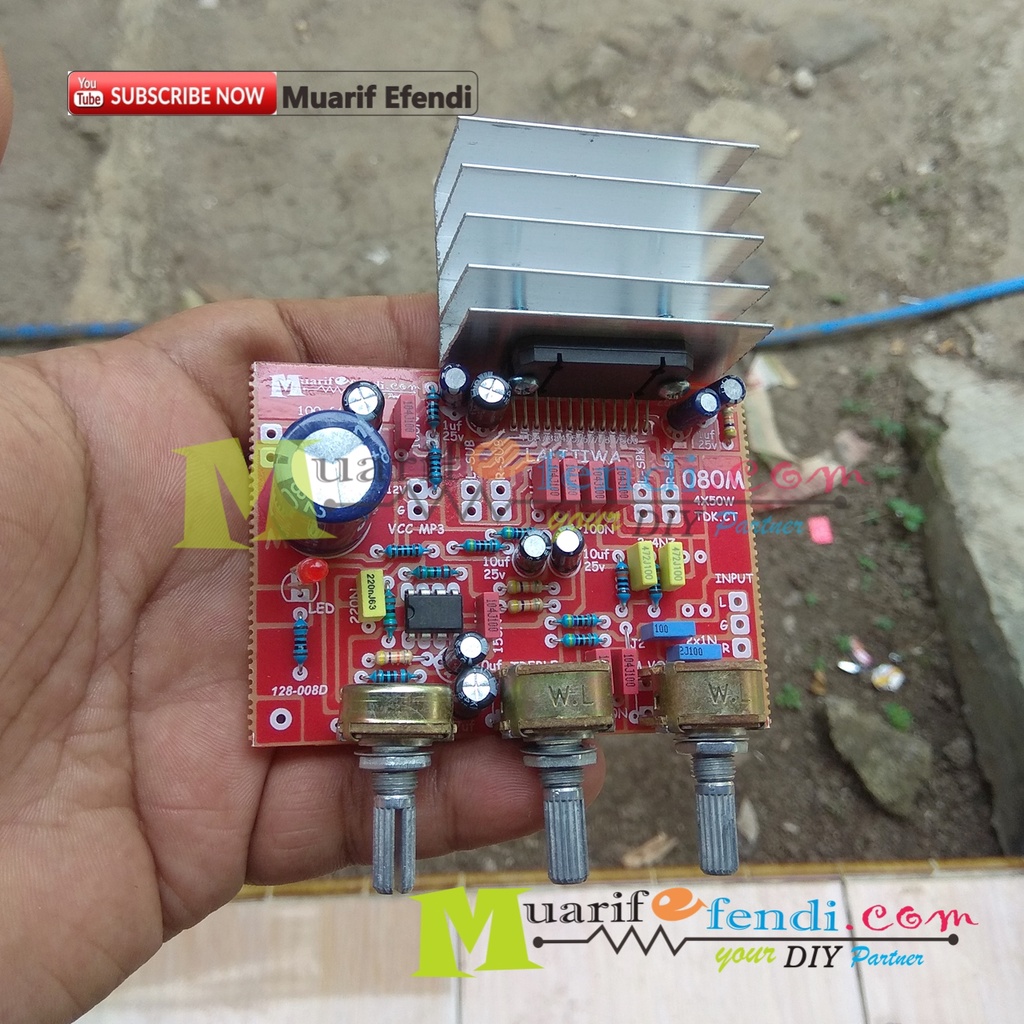 Jual KIT Power Amplifier SOUNDTONE TDA7388 200W 4x50w DC 12v NON CT | Shopee Indonesia