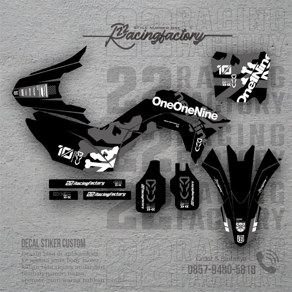 Jual Decal CRF Hitam Terlengkap & Harga Terbaru Maret 2023 | Shopee ...
