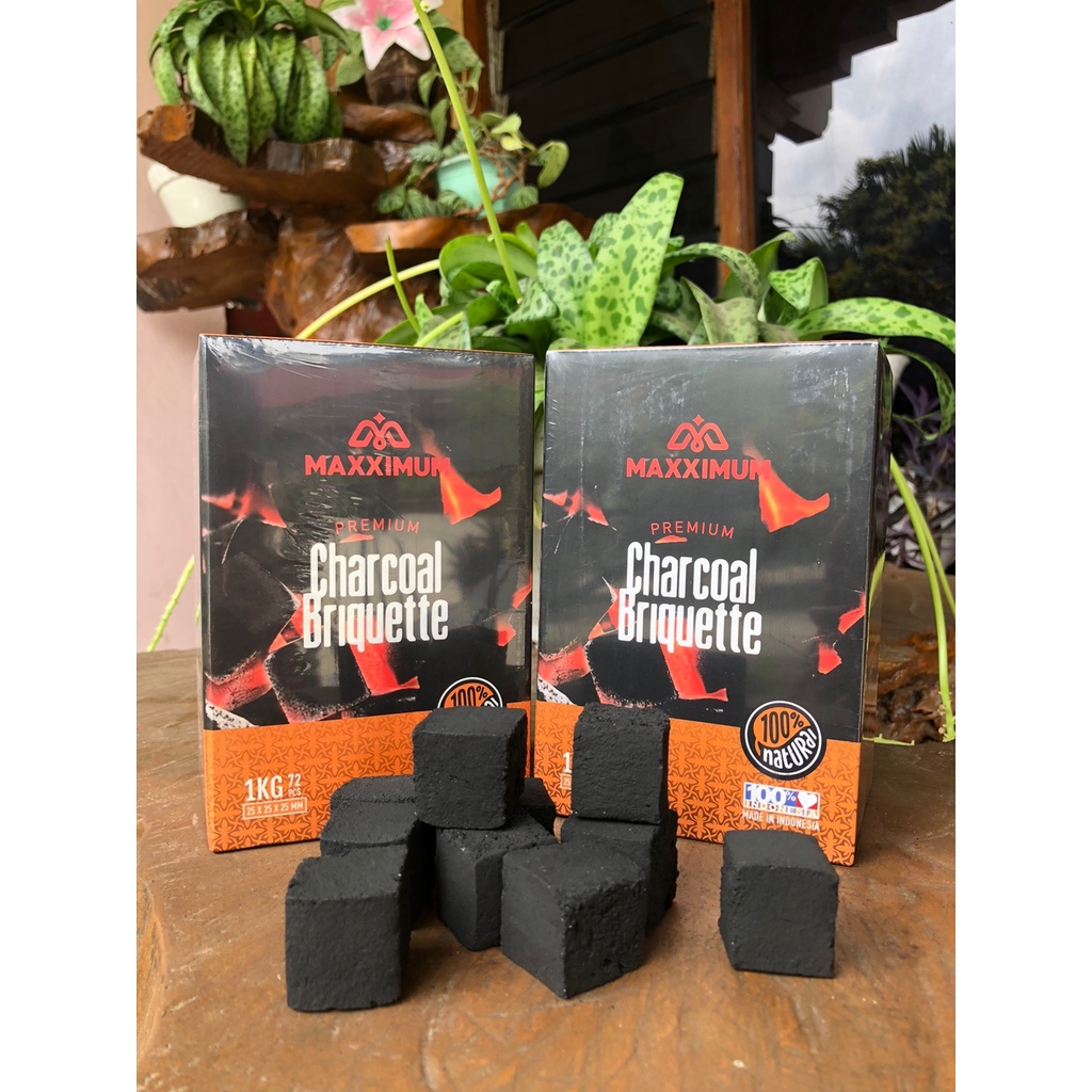 Jual Maxximum Premium Arang Briket Shisha 1kg | Shopee Indonesia