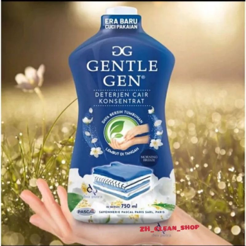 Jual Gentle Gen Deterjen Cair Morning Breeze 750ml | Shopee Indonesia