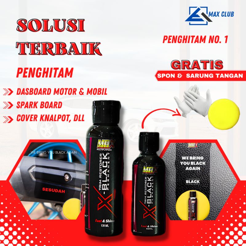 Jual Penghitam Dasbord Motor Penghitam Body Motor Doff Permanen Semir ...