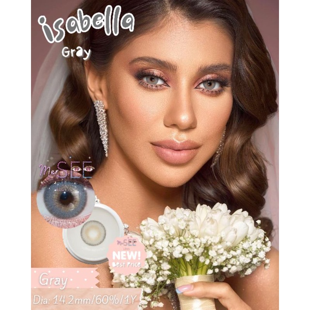 Jual Isabella gray lens softlens korea arabian 14.2mm fierce 3 tone ...