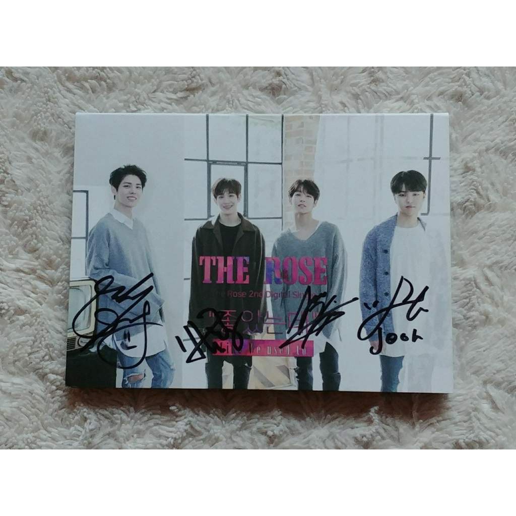 Jual Box Album Signed The Rose Like We Used To / Box Album Akrilik ...