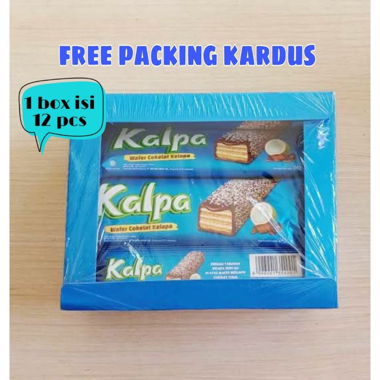 Jual IV KALPA 1 BOX ISI 12 PCS / WAFER COKELAT / WAFER COKLAT KELAPA ...