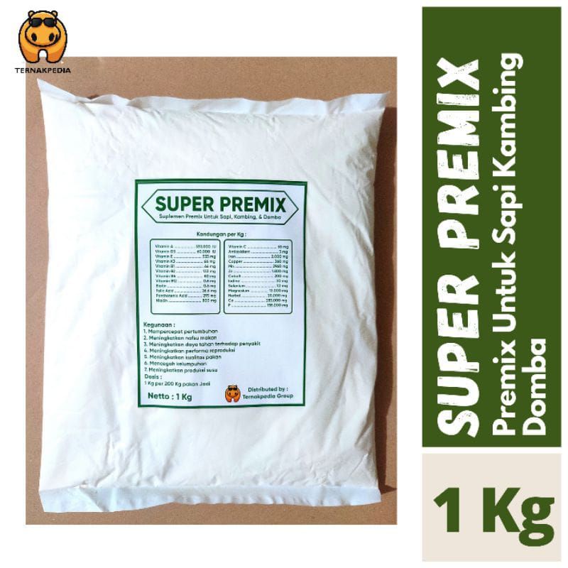 Jual Super Premix - Super Premix 1kg - Premix Sapi - Premix Kambing - Premix Domba | Shopee ...