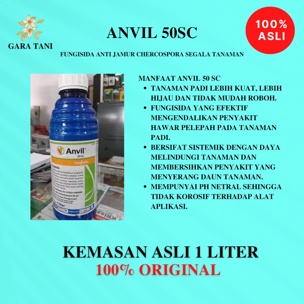 Jual ANVIL 50SC KEMASAN 1 LITER | PEMBASMI JAMUR TANAMAN DAUN KUNING ...