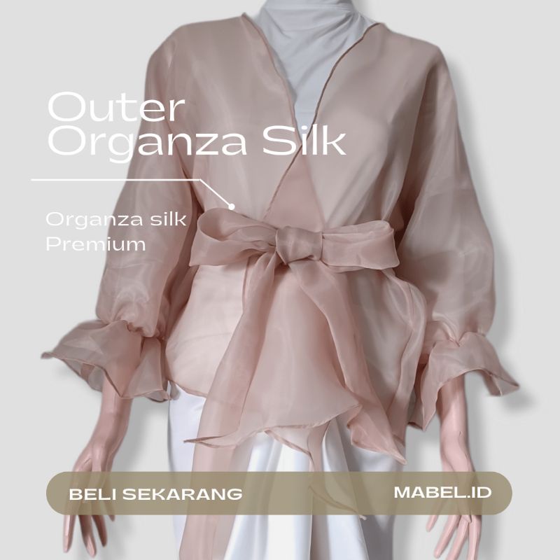 Jual Atasan Outer Organza Ballon with Belt | Shopee Indonesia