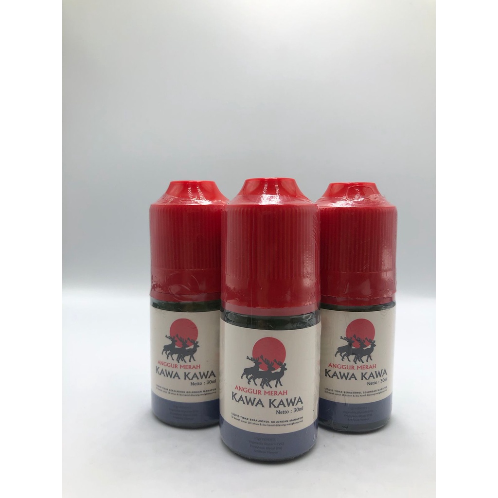 Jual Liquid Kawa Kawa Anggur Merah Pods Friendly 30ML by JVS x Kawa ...