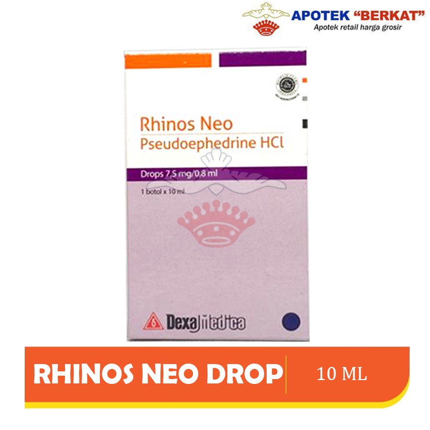 Jual RHINOS NEO DROP 10 ML / OBAT TETES PILEK | Shopee Indonesia