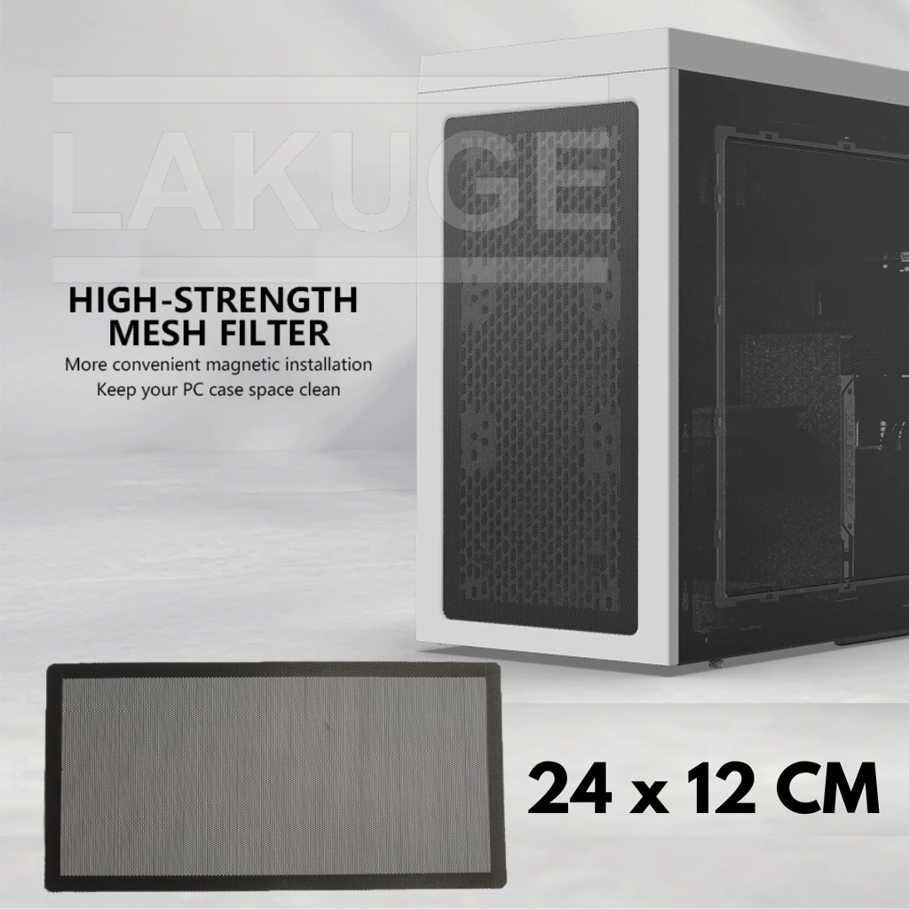 Jual Magnetic Dust Filter Anti Debu 24 x 12 Cm Casing PC Komputer ...