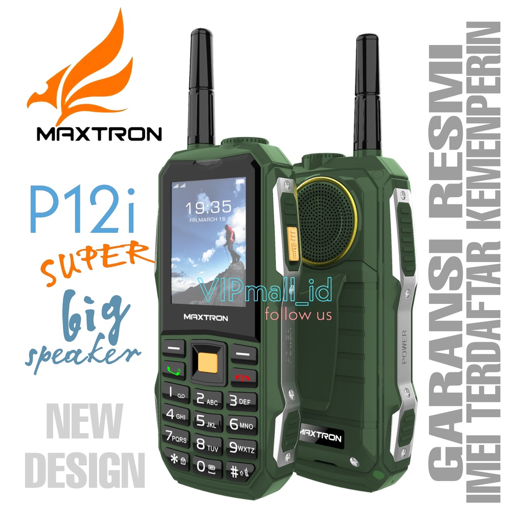 Jual MAXTRON P12i SUPER - BLUETOOTH SPEAKER - HP OUTDOOR 2,4" - HP ...