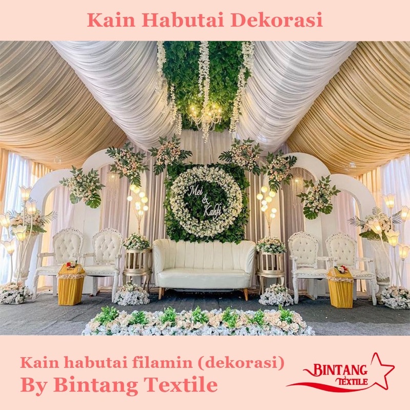 Jual Bahan Kain FILAMIN/ABUTAY/KAIN DEKOR LAMARAN/KAIN DEKOR/BACKDROP ...